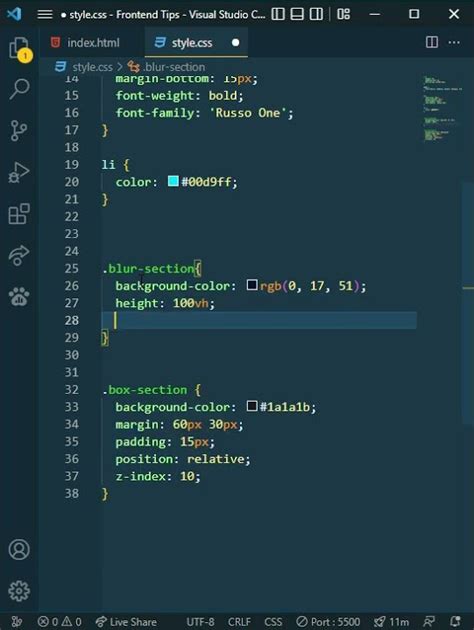 Blur Your Content With Css Filter Meltango Shorts Css3 Youtube