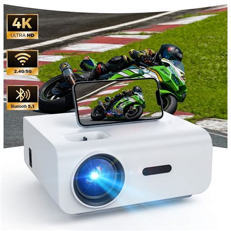 Groview 1080p Projector With 5g Wifi And Bluetooth 240 Ansi Support 4k Compatible With