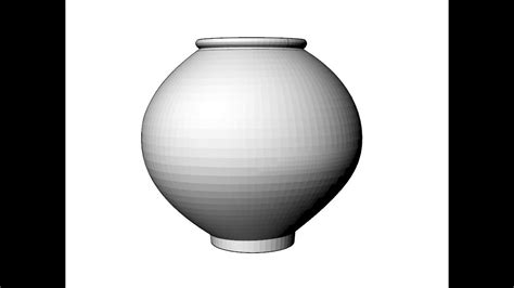 달 항아리 모델링 Youtube