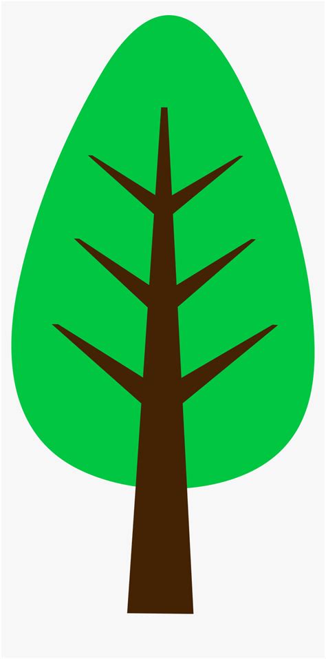 Cute Simple Green Tree Cute Cartoon Tree Png Transparent Png Kindpng