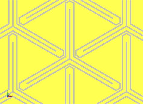 Ternary Tree Loop Multiband Frequency Selective Surface Remcom