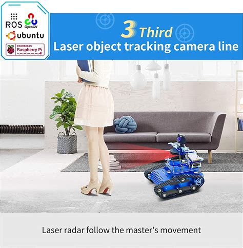 Buy Raspberry Pi Ai Robot Kit With Xr Lidar S1 Ros Slam Smart Car Diy Tank Robotics Kit Build