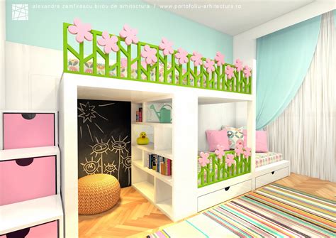 Camera Pentru Doua Fetite Azstudio