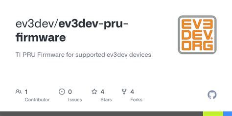 Github Ev3devev3dev Pru Firmware Ti Pru Firmware For Supported Ev3dev Devices