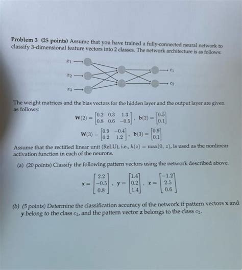 Solved Problem 3 25 Points Assume That You Have Trained A