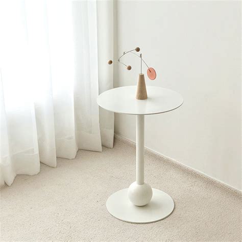 커먼테이블 미니 볼 유니크한 사이드 보조 장식 선반 협탁 홈 카페 탁자 협탁 침대 간이 철제 거실 쇼파 테이블 위시버킷