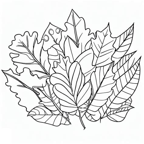Free Fall Leaves Coloring Page Download Print Or Color Online For Free