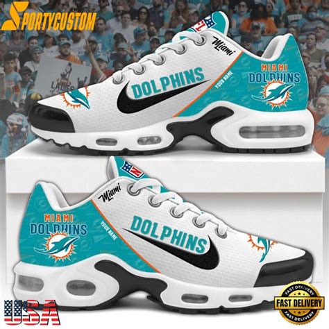 Nfl Miami Dolphins Logo 2025 Custom Air Max Plus Shoes Running Sneakers