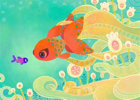 The Golden Meeting By Danbee Kim Via Behance Art Art Prints Online Art Gallery