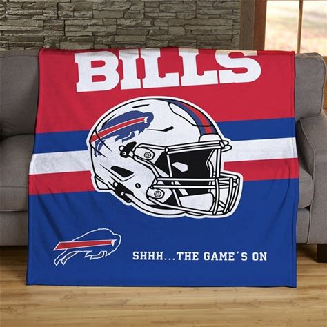 Nfl Buffalo Bills Helmet Personalized Blankets