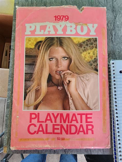 Playboy 1979 Playmate Desk Calendar In Mint Mint New Condition 25