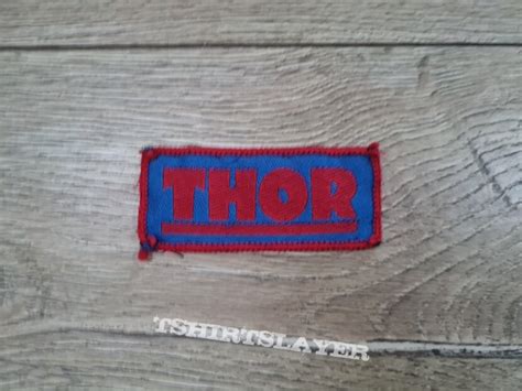 Thor Thunder On The Thundra Patch Tshirtslayer Tshirt And