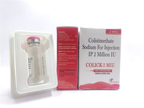Colick Colistimethate Sodium For Injection 2 Miu At ₹ 2098 Vial In Jhansi
