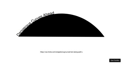 Svg Curved Text Codesandbox