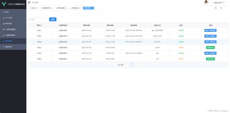 基于springbootvue的大学生心理健康系统 Csdn博客