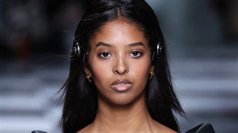 Natalia Bryant Makes Her Runway Debut In Milan Fashion Weeks Versace