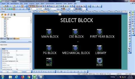 Hmi Screen For Selection Of Block Download Scientific Diagram