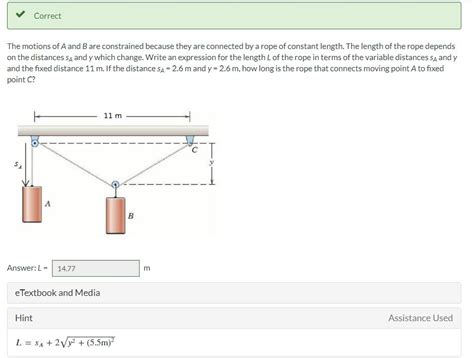 Solved The Distance Y26 M Find The Upward Velocity Of A
