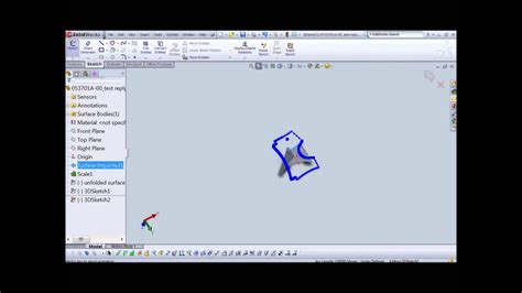 Solidworks Unfold Double Curvature Surfaces YouTube