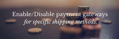 Enabledisable Payment Gateways For Specific Shipping Methods Jeroen Sormani