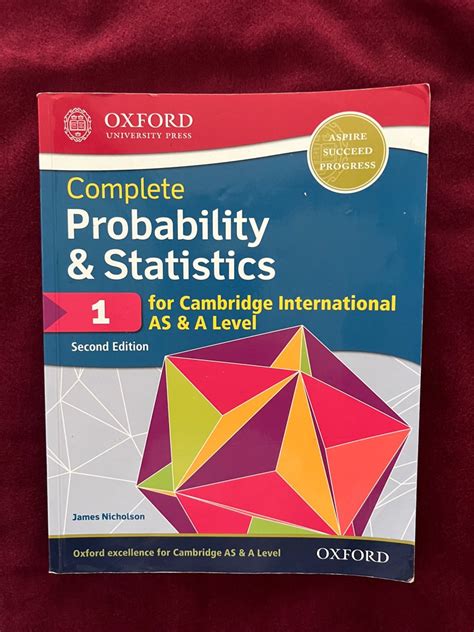A Level Probality And Statistics Hobbies And Toys Books And Magazines