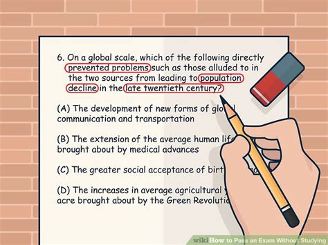 Ways To Pass An Exam Without Studying WikiHow