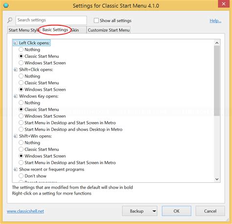 Get Classic Start Menu On Windows With Classic Shell