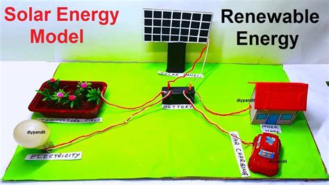 Renewable Energy Sources Model Making Using Cardboard Science Project