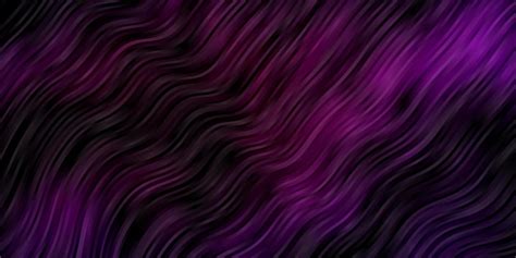 Dark Pink Vector Layout With Wry Lines Colorful Geometric Sample With Gradient Curves Smart