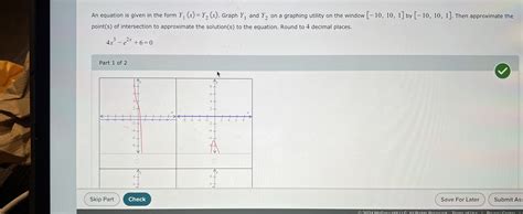 Solved An Equation Is Given In The Form Y1xy2x ﻿graph