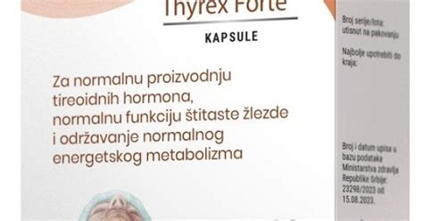 Thyrex Forte 30 Kapsula On Line Apoteka Janković