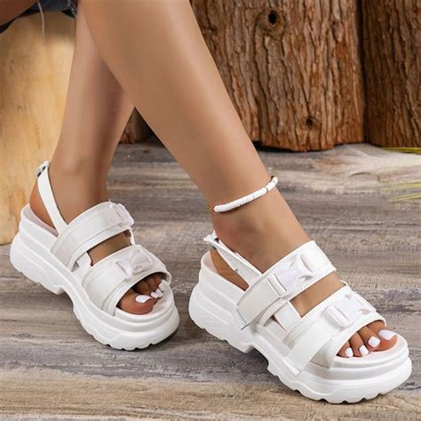 Chunky Platform Summer Sandals Womens Fashion Shoes Chunky Platform