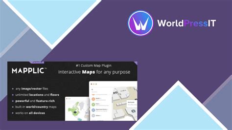 Mapplic Custom Interactive Map Wordpress Plugin Worldpress It