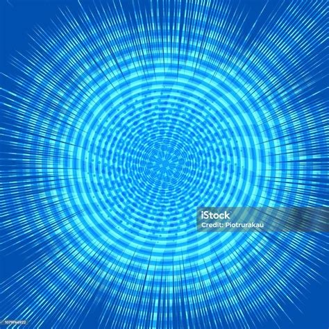 Comic Book Page Blue Abstract Template Stock Illustration Download