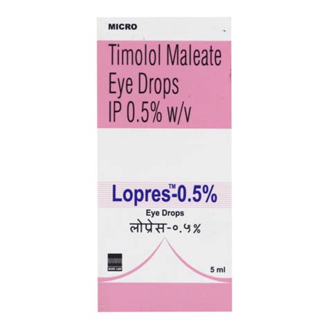 Lopres 0 25 Eye Drop Uses Price Side Effects Substitute