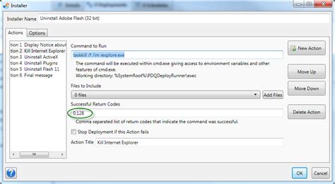 Running Taskkill Using Pdq Deploy Support
