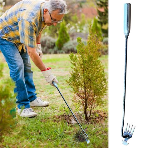 Zedker Weeding Artifact Uprooting Weeding Tool Premium Manganese Steel Forged Weed Puller 4