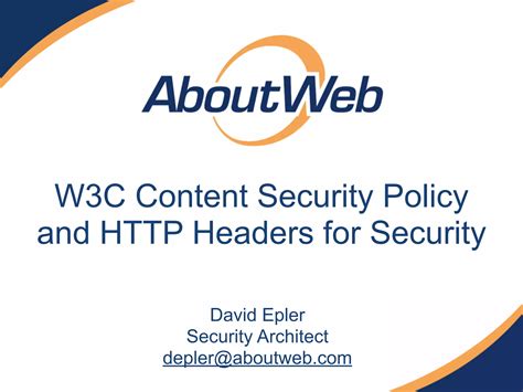 Csp And Headers Ppt