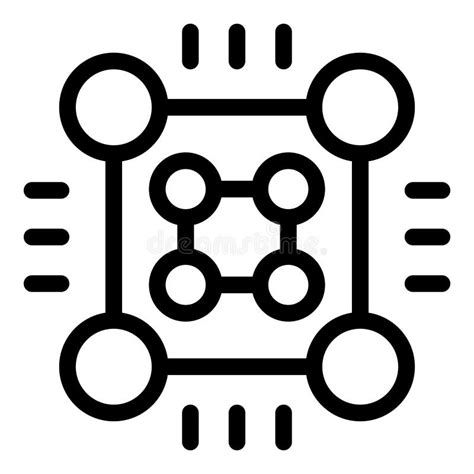 Blockchain Network Showing Validation With Check Mark Icon Stock Vector Illustration Of White