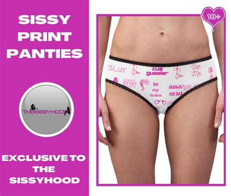 Culotte Imprimée Sissy Slips Pour Femmes Etsy France