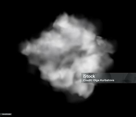 흐린 효과 투명 한 배경 단일 사실 요소 3d 구름 텍스처에 격리 된 서 안개와 흰색 하늘 연기 화학 벡터 구름스케이프 격리 된 그림 연기 물리적 구조에 대한 스톡 벡터
