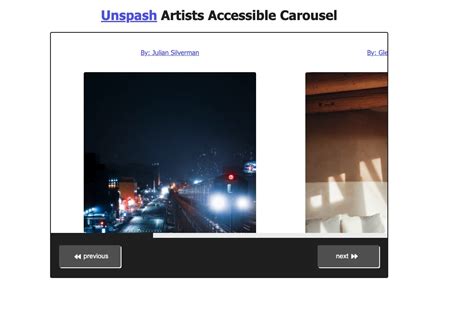 Build An Accessible React Carousel All Mad Designs Blog