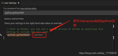 Ubuntu系统配置vscode使用anaconda的python环境ubuntu Vscode Anaconda Csdn博客