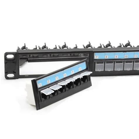 Networking U Cat A Utp Rj Modular Port Modules Removable Patch Panel With Dust Cap Utp