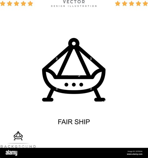 Fair Ship Icon Simple Element From Digital Disruption Collection Line Fair Ship Icon For
