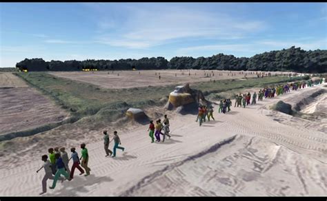 Evacuation Simulation In Assen Wildfire Scenario