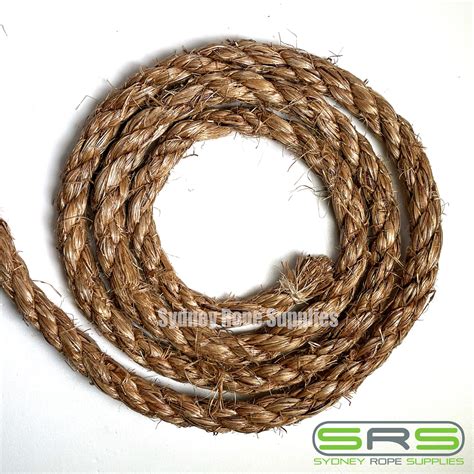 8mm 3 Strand Manila Rope Per Metre Sydney Rope Supplies