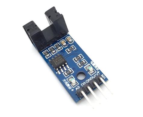 เซนเซอร์ก้ามปู เซนเซอร์วัดความเร็วรอบ Slot Type Ir Optocoupler Speed Sensor Module Lm393 For