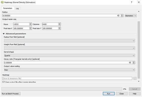 Heat Map Understanding The Heatmap Tool Values In Qgis Geographic