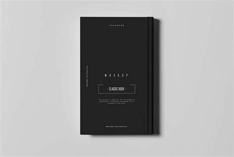 4734 10款精装书籍画册手册封套封皮封面空白贴图ps样机素材设计模板 Book Jacket Mock Up Gooodme Com 果觅网（gooodme）